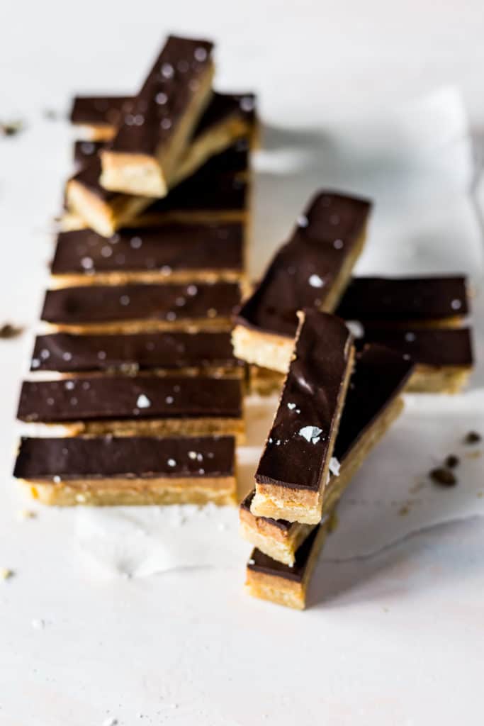 7-Ingredient Homemade Twix Bars | Yuri Elkaim